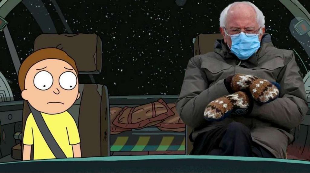 I Simpson e Bernie Sanders: i migliori meme dal giuramento di Joe Biden